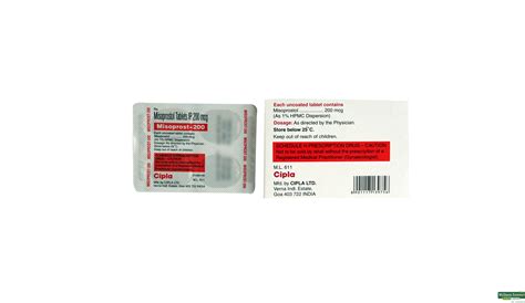 Buy Misoprost 200mg 4 Tablets Online At Best Prices Wellness Forever