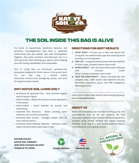Living Soil 15 Cft Single Bag Native Soil Company