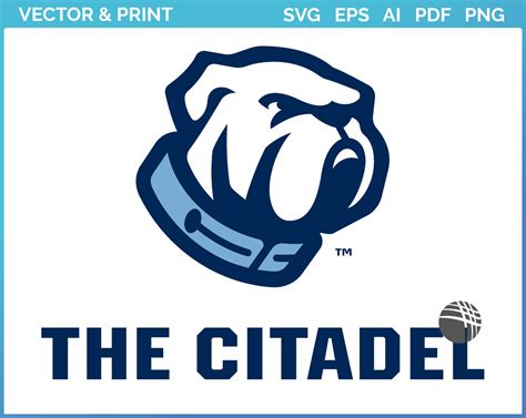 The Citadel Bulldogs Alternate Logo 2021 College Sports Vector