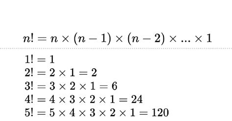 Factorial De Un Numero Ejemplos Actualizado Agosto 20