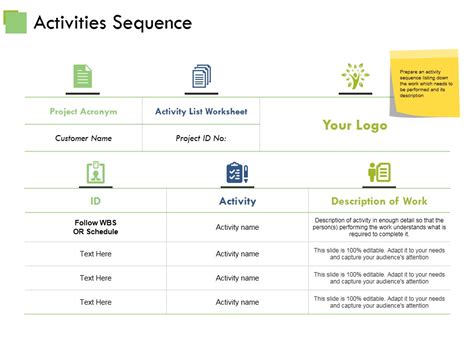 Activities Sequence Ppt PowerPoint Presentation Layouts Example Introduction PowerPoint Templates