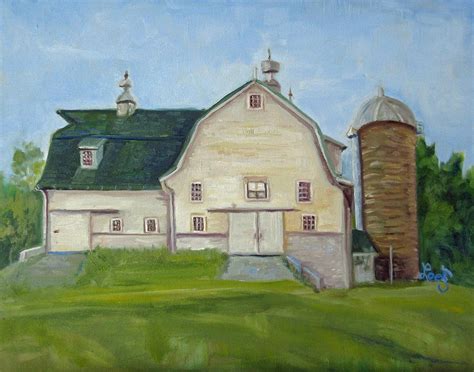 Historic Dairy Barn Painting By Charlotte Loetz Pixels