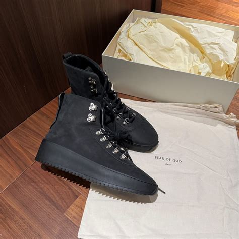 Fog Fear Of God Leather Military Boots Grailed