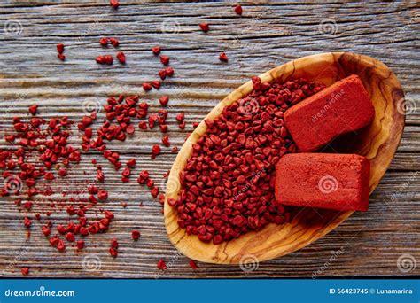 Achiote Seasoning Annatto Seed Mexico Popular Stock Image Image Of