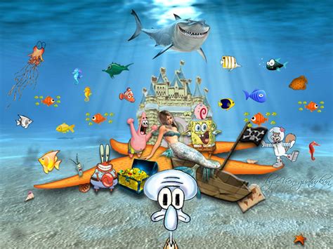 Spongebob Character Wallpapers Wallpaper Cave