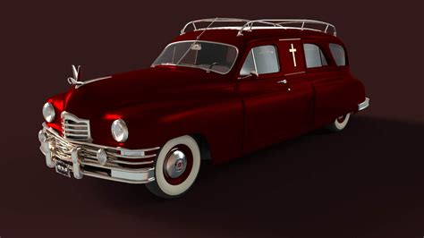 Sedan 1948 Hearse 3d Model By Nerdadantes