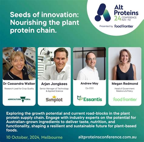 Cassandra Walker On Linkedin Altproteins24 Sustainablefood Futureoffood