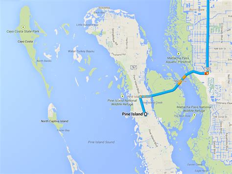 Map Of North Captiva Island Florida