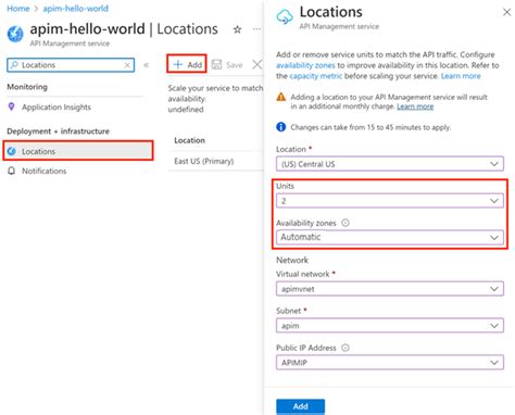 Azure Api Management 인스턴스에 가용성 영역 사용 Microsoft Learn