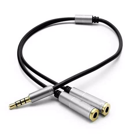 Headphone Splitter 3 5mm Aux Male To Female 2 Way Earphone Audio