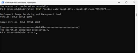 Fixing Vbscript Support In Windows Adk Sep 2023 Update Build 25398