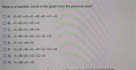 solved draw a graph that has a hamilton circuit but no euler