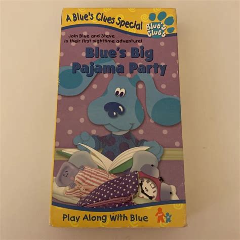 Blues Clues Blues Big Pajama Party Vhs 1999 Eur 851 Picclick De