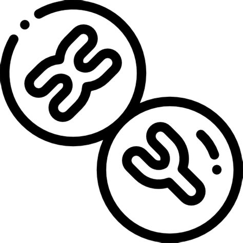 Chromosome Detailed Rounded Lineal Icon