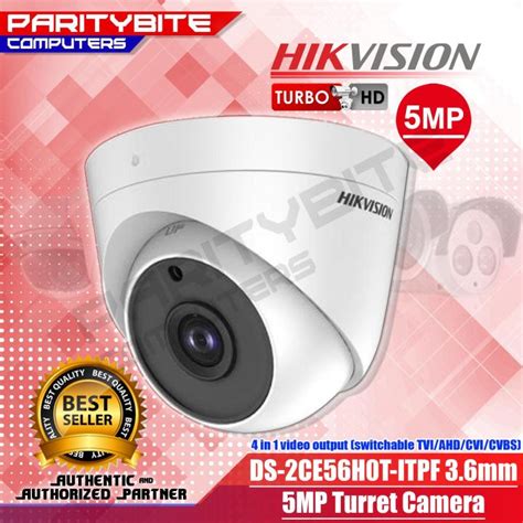 Hikvision Turret Camera Ds 2ce56h0t Itpf 5mp 3 6mm Lazada Ph