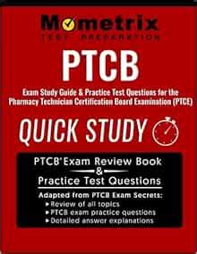 PTCB Exam Study Guide Quick Study Practice Test Questions For The Pharmacy Technician