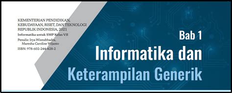 materi informatika kelas 7 informatika dan keterampilan generik