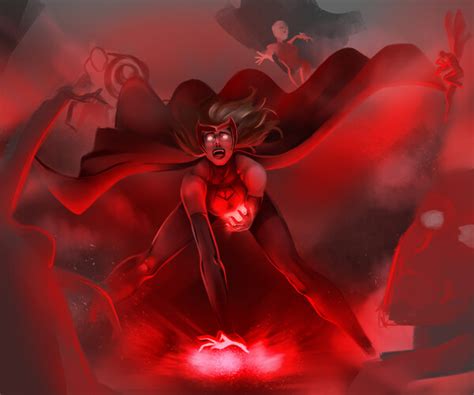 Artstation Scarlet Witch Cs Marvel Zombies Artworks