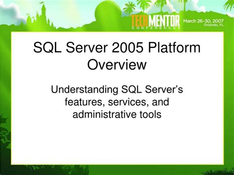 Ppt Sql Server Basics For Non Dbas Powerpoint Presentation Free Download Id 6646378