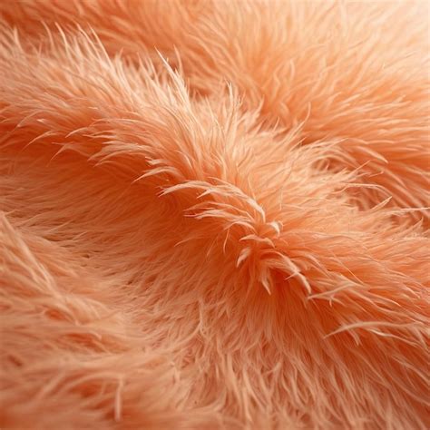 Premium Photo Peach Fuzz Color Abstract Furry Texture