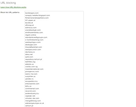 Solved Adding Too Many Blocklist Urls In Content Filtering The