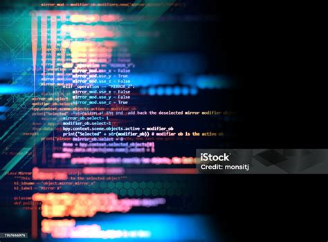 Programming Code Abstract Technology Background Of Software Developer