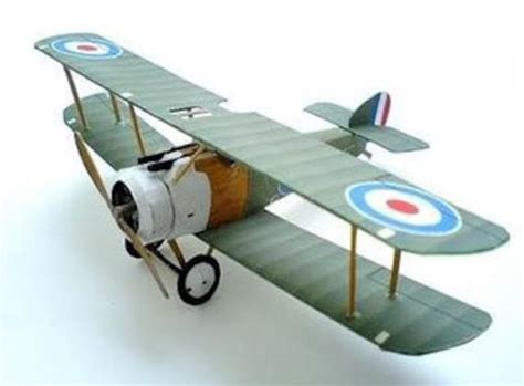 Sopwith Camel Aircraft Biplane Papercraft 3d Paper Color Model Etsy España