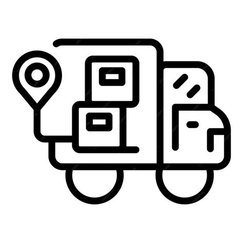 Premium Vector Parcel Tracking Icon Outline Vector Inventory Management Digital Control