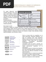 Simbología De Mapa Y Perfil Geológico Final Pdf Roca Geología