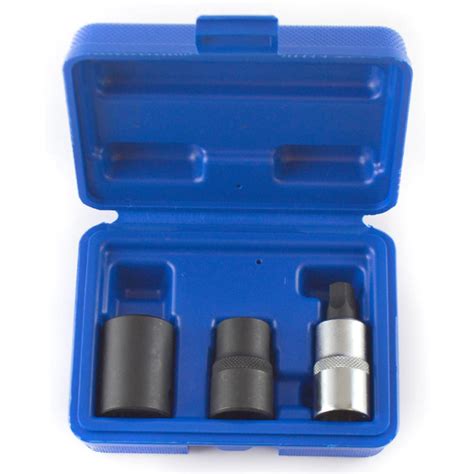 Pentagon Brake Socket Set 3 Pcs 5 Point Penta Socket 5 Sided Socket And Bit Set Hand Tools