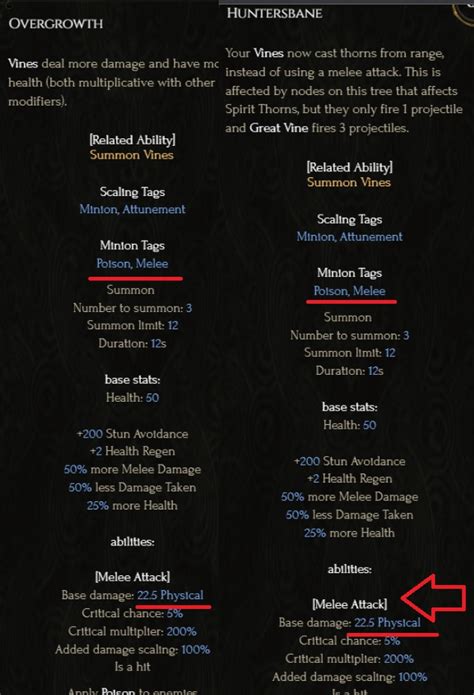 Vine Tags Is Wrong Melee And Cast Bug Reports Last Epoch Forums