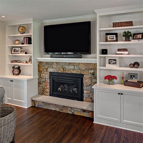 The Art Of Fireplace Built In Cabinets Home Cabinets