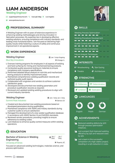 10 Welding Engineer Resume Samples And Templates For 2026