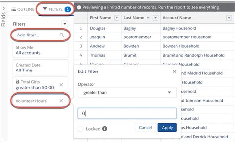 Modifying Reports