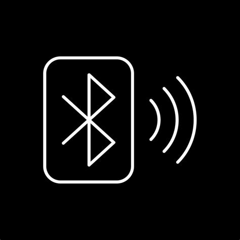 Bluetooth Line Inverted Icon 42835189 Vector Art At Vecteezy