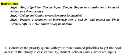 solved nstructions step1 aim algorithm sample input