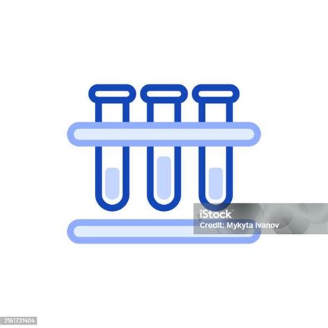 실험실 시험관 화학 수업을 위한 플라스크를 묘사하는 벡터 윤곽선 아이콘 0명에 대한 스톡 벡터 아트 및 기타 이미지 0명 검사 보기 과학 Istock