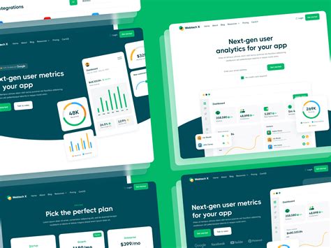 SaaS Technology Webflow Template Webtech X BRIX Templates