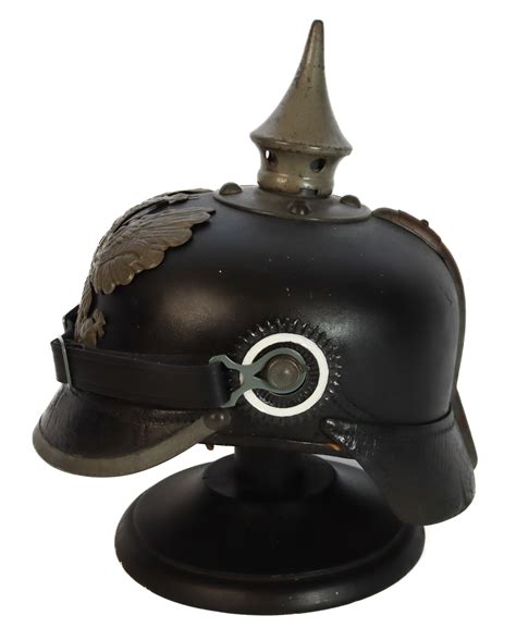 German Model 1915 Prussian Ww1 Pickelhaube Helmet Cultman Collectables