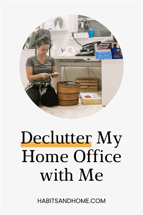 Decluttering My Minimalist Mom Home Office