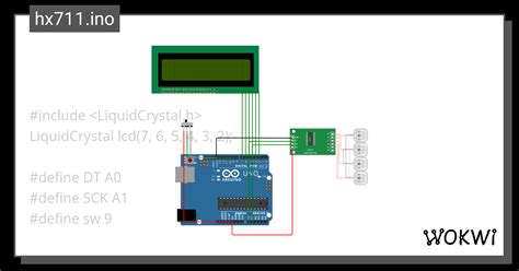 Hx711 Ino Copy Wokwi ESP32 STM32 Arduino Simulator