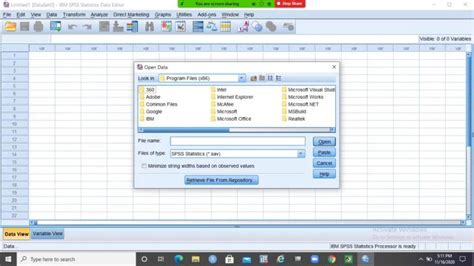 Accessing Inbuilt Datasets Samples In Spss Terrence Kudakwashe Madanhi