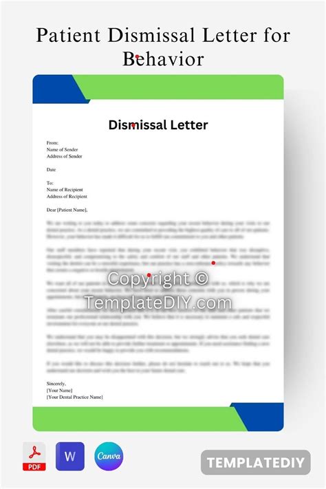 10 Dismissal Letter Ideas To Save Today Letter Templates Hr