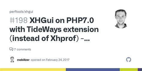 xhgui on php7 0 with tideways extension instead of xhprof mongodb