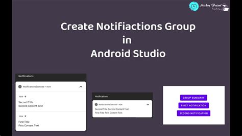 Create Notifications Group With Best Practices In Android Studio Part YouTube