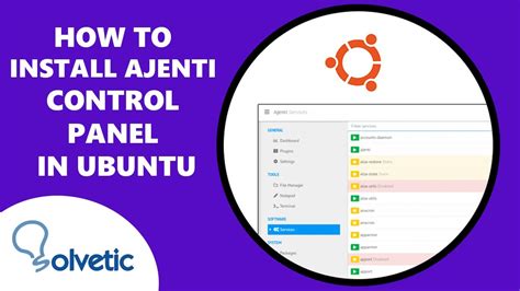 How To Install Ajenti Control Panel In Ubuntu YouTube