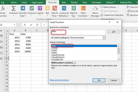 how to vlookup to return the min value multiple hits excel