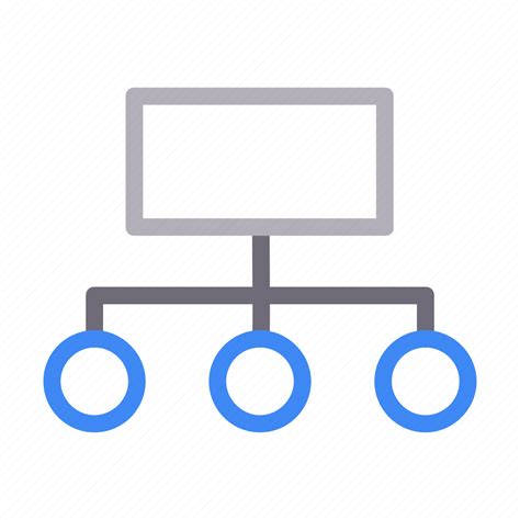 Chart Connection Flowchart Hierarchy Network Icon Download On