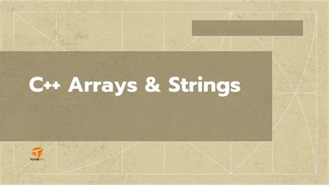 Tutorops Team On Linkedin C Arrays And Strings