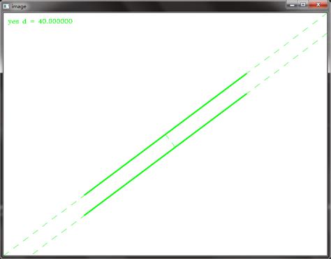 学习opencv3：判断两条直线平行，并计算平行距离 opencv判断两条线平行 csdn博客
